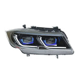 G Series Laser Style V3 LED Headlights for 06-11 BMW E90 / E91 3-serie ...