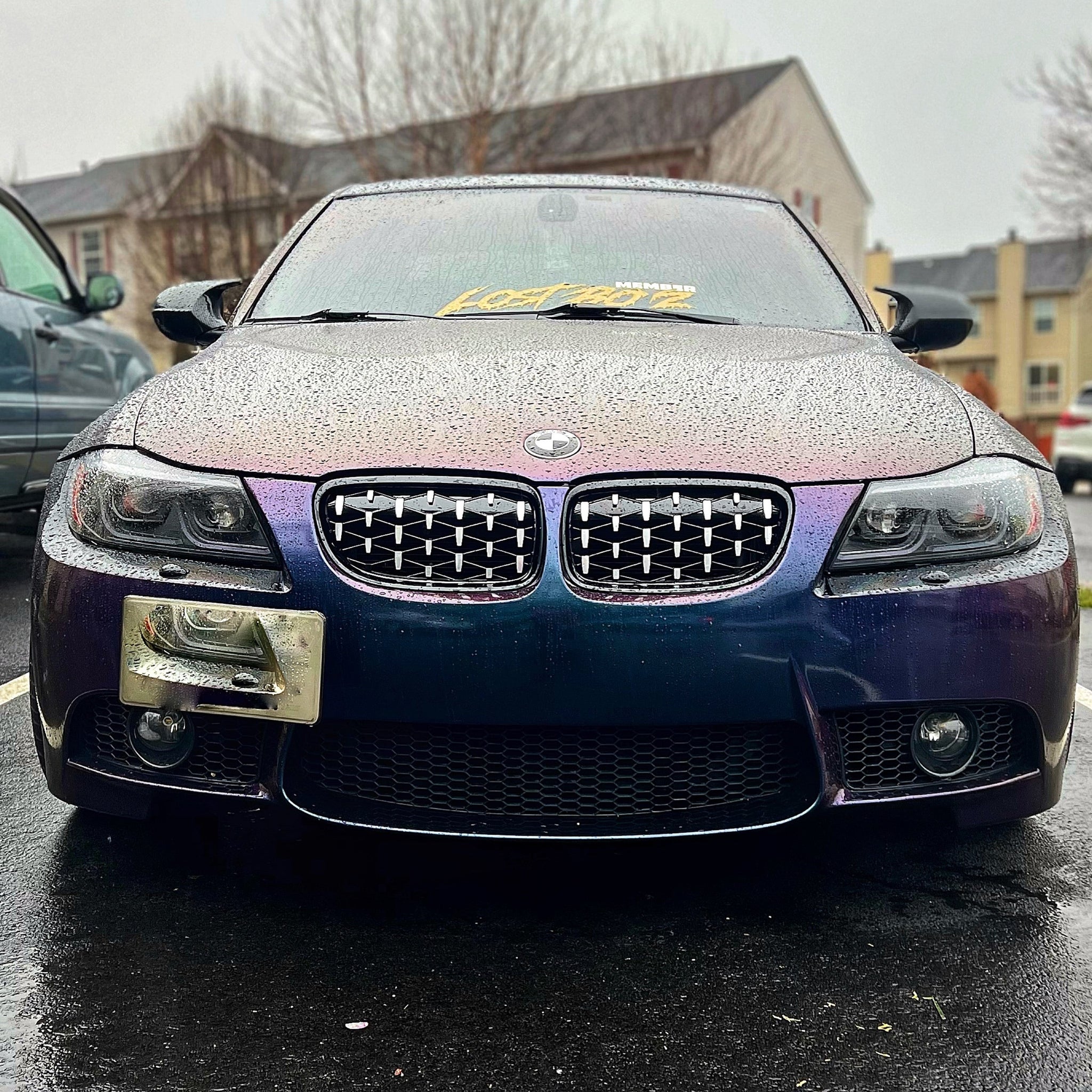 G20 Style Front Grille Diamond Mesh for BMW E90/E91 LCI 3-series – The ...