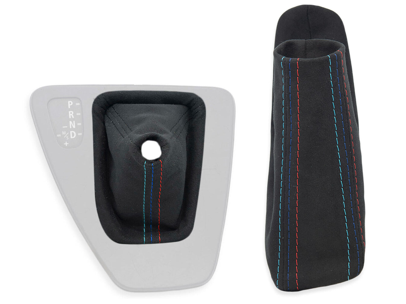 Alcantara Gear Shift Boot Automatic + Handbrake Boot for E90/E91/E92/E ...